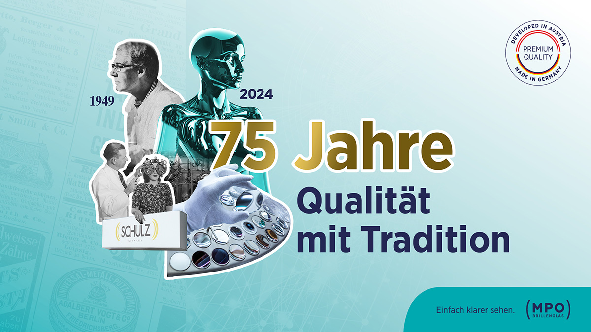 MPG feiert 75 Jahre mit MPO-Brillenglas